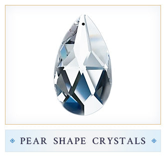 ASFOUR CRYSTAL PEAR SHAPED FOR CHANDELIER - HANGING TEARDROP PRISM ...