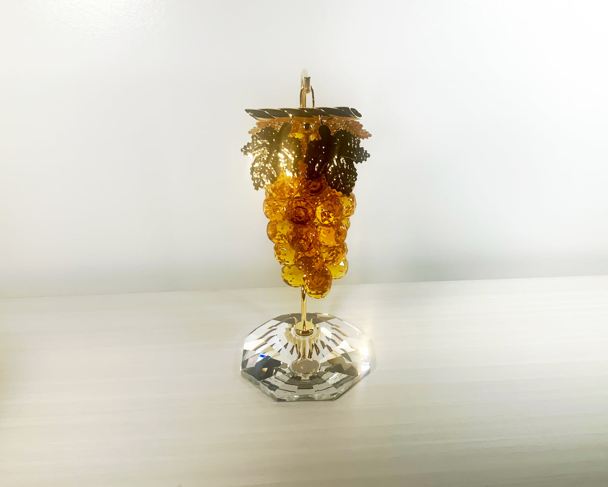 Yellow Gold Grape Bunch made by Asfour – Abcrystal