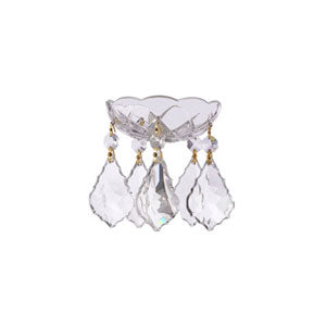 ASFOUR CRYSTAL CHANDELIER BOBECHE WITH HANGING CRYSTALS – Abcrystal